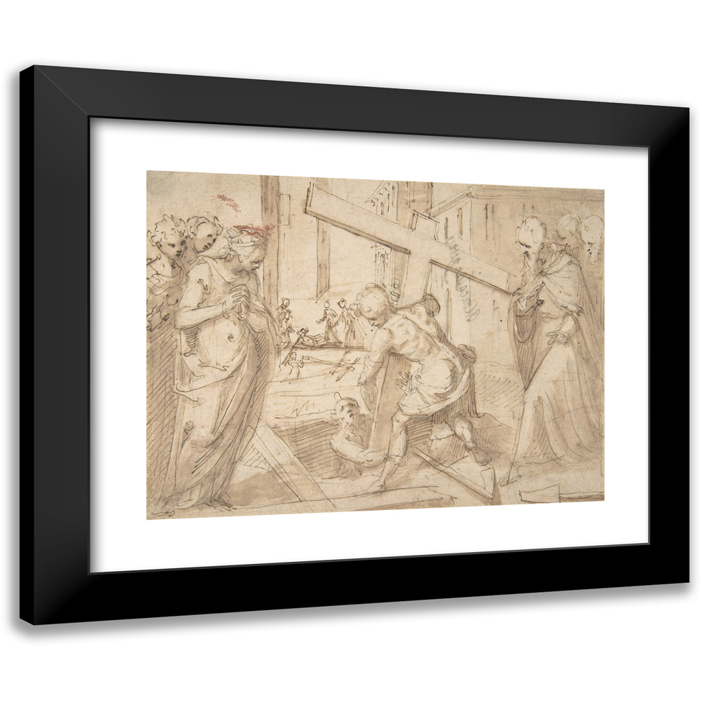 Moncalvo (Guglielmo Caccia) 24x19 Black Modern Framed Museum Art Print ...