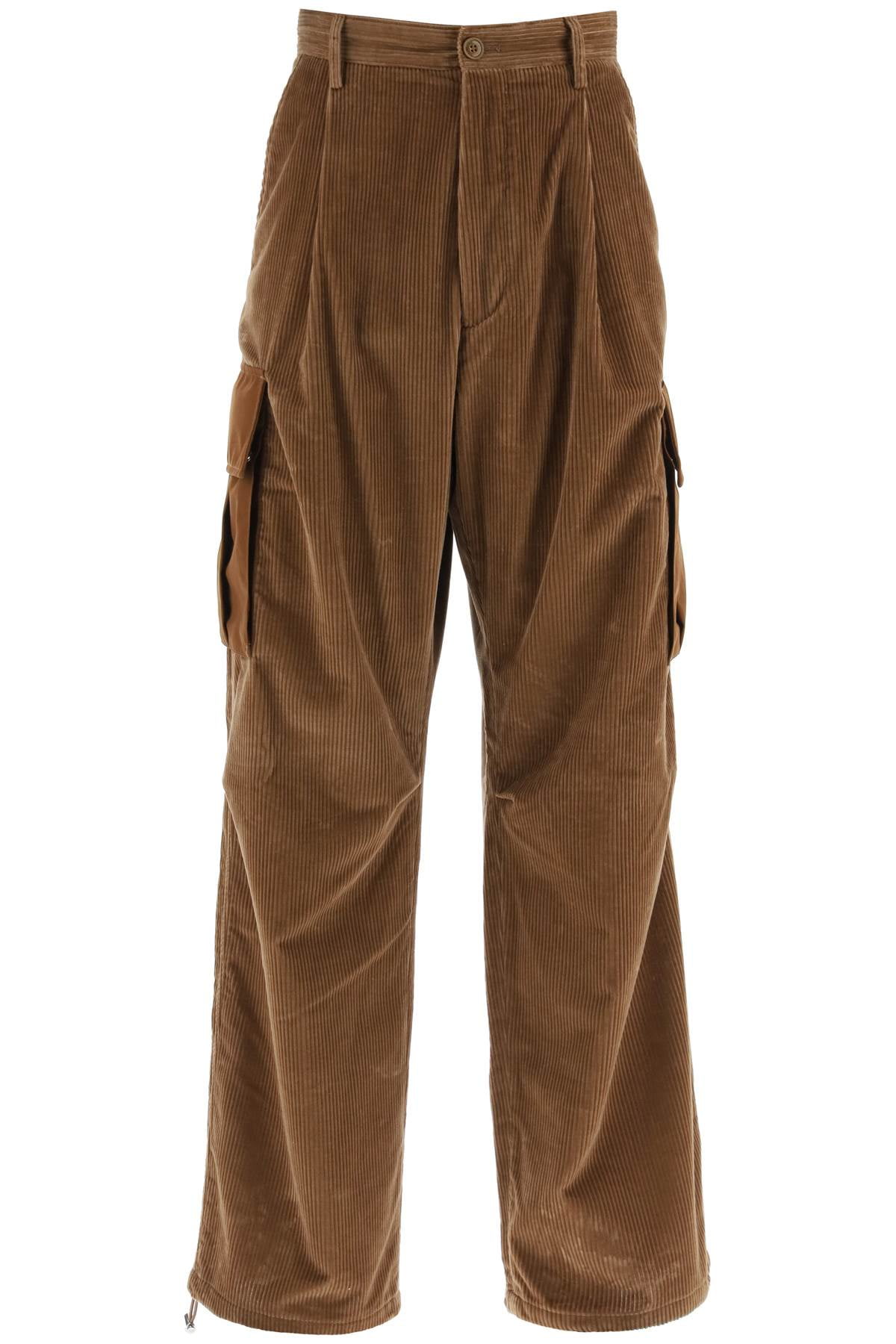 Moncler Basic Corduroy Cargo Pants Men