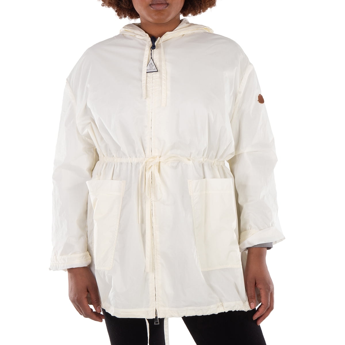 Moncler Hooded Logo-Patch Rain Jacket, Brand Size 2 (Medium) - Walmart.com