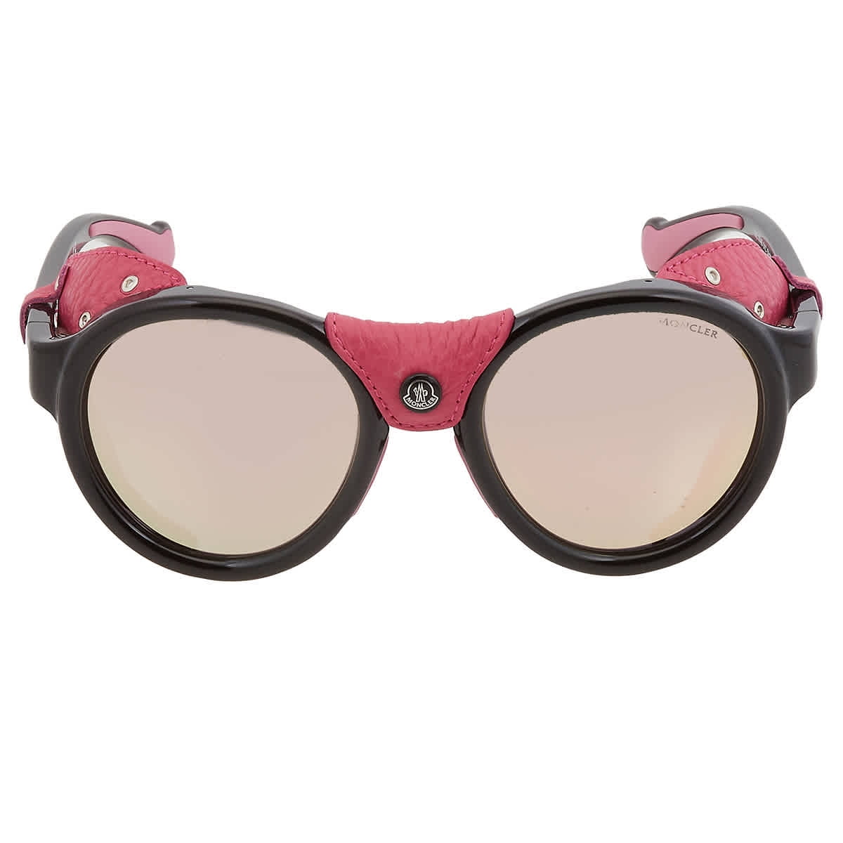 Moncler Smoke Mirror Round Unisex Sunglasses ML0046 01C 52 - Walmart.com