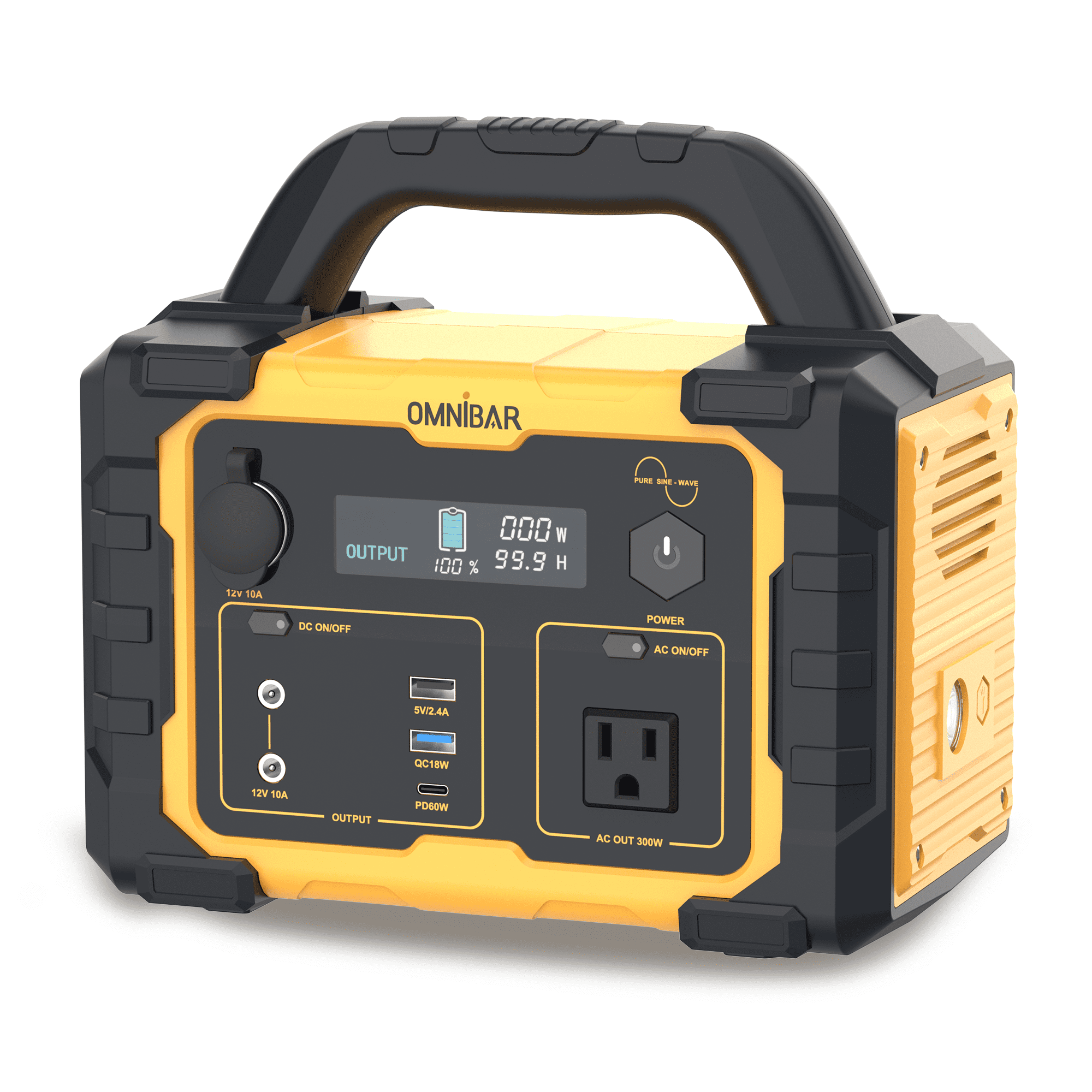 Mondawe 300W Portable Power Station 299.5Wh Solar Generator with AC ...