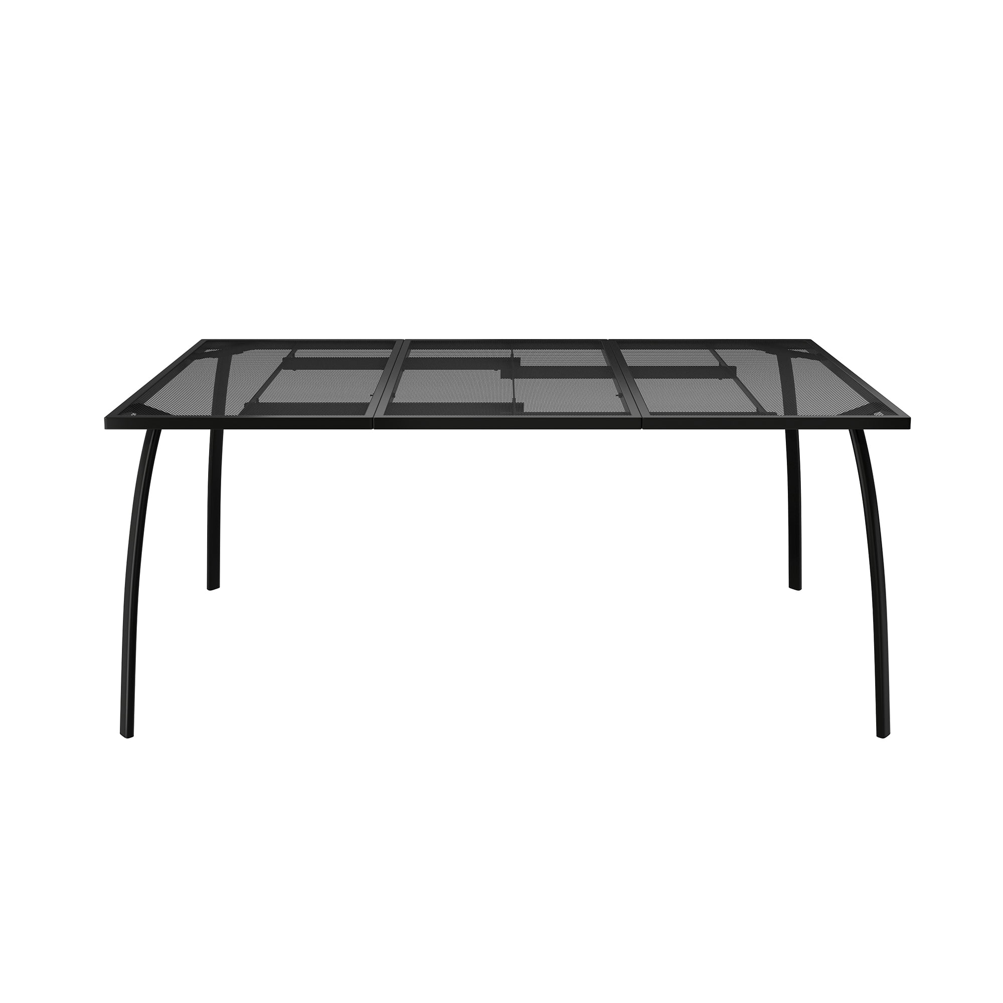 Mondawe 65" Steel Mesh Table Patio Dining Table - Walmart.com