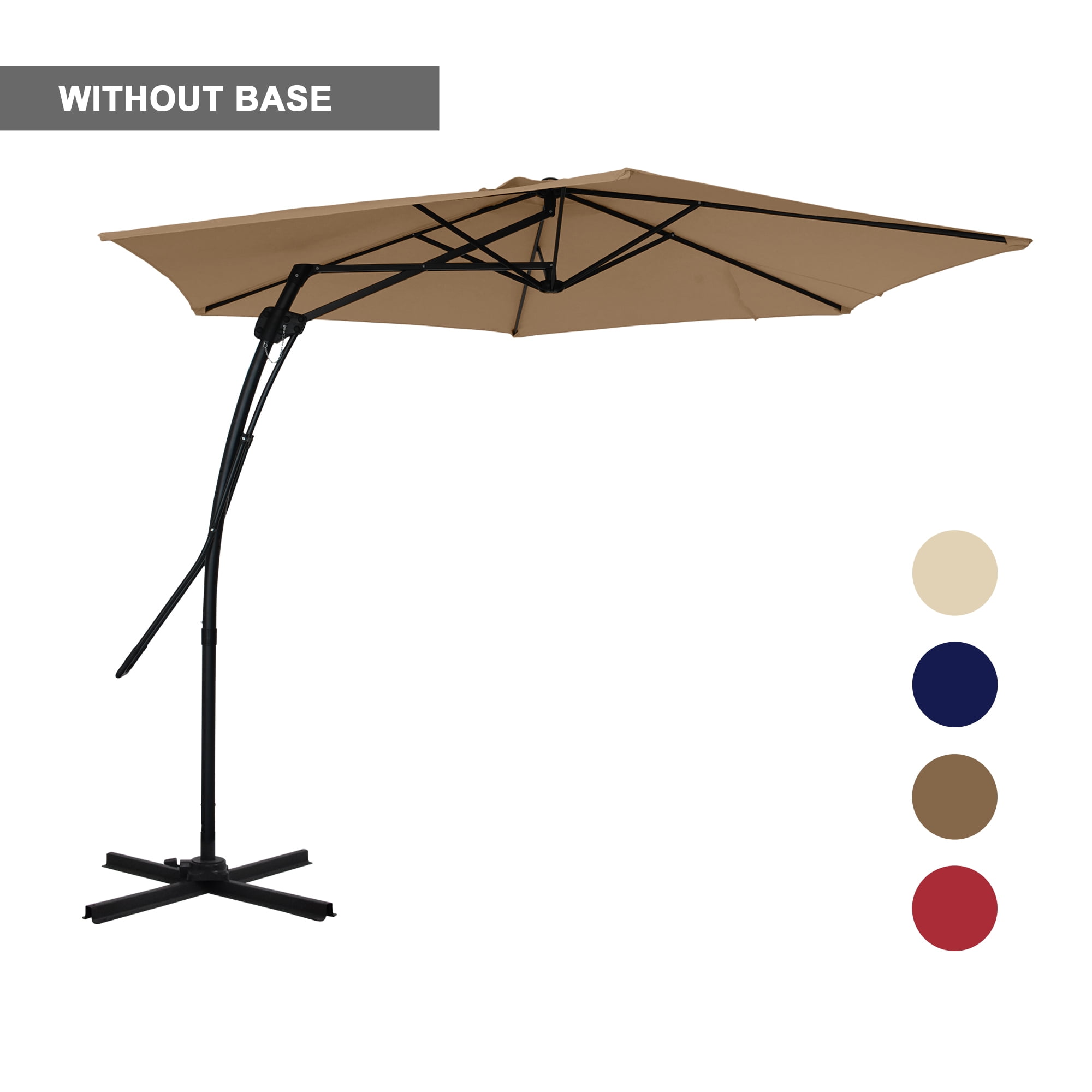 Mondawe Outdoor Patio Umbrella 10 FT Rectangle Offset Cantilever ...