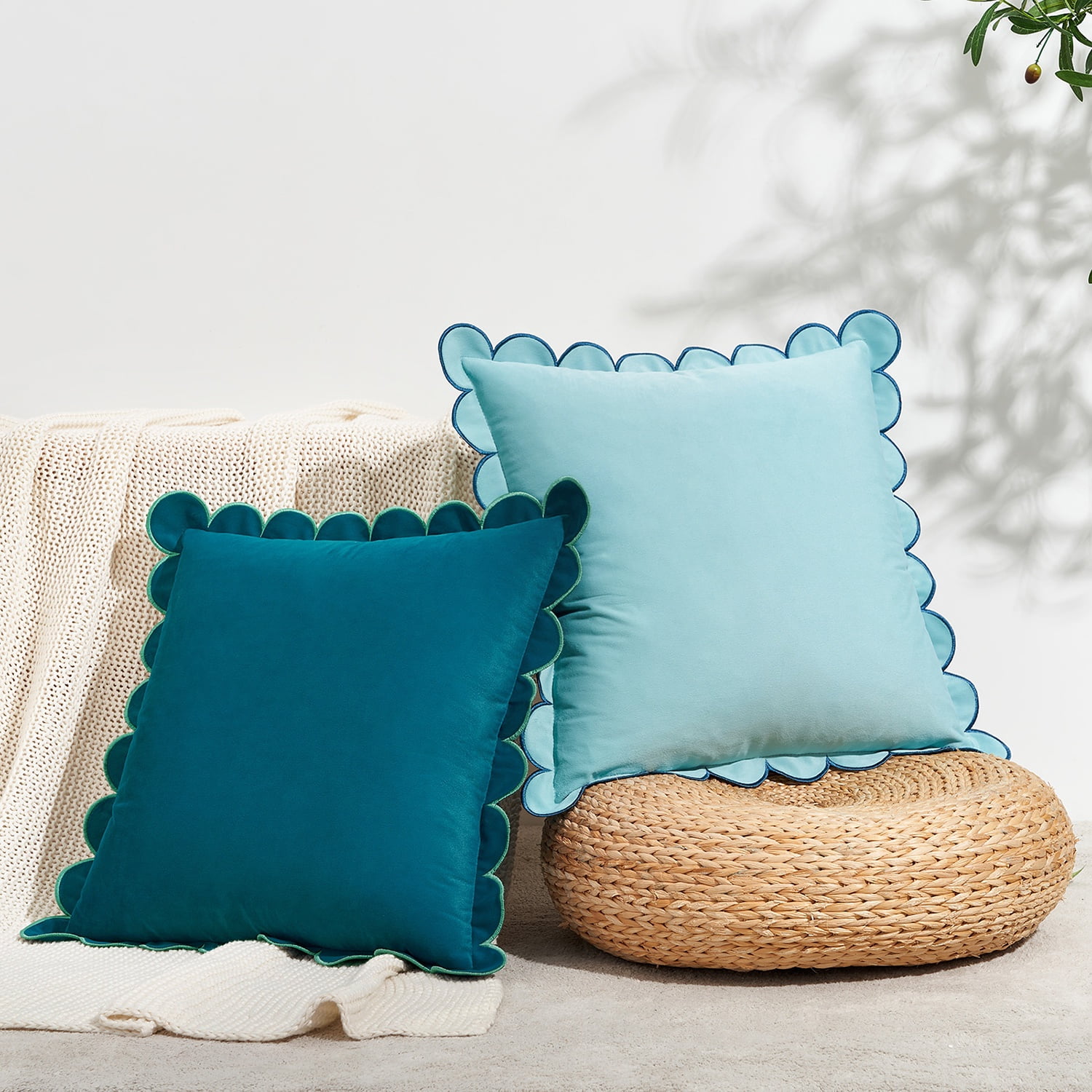 Monday Moose Decorative Throw Pillow Covers Cushion Cases, Set of 2 ...