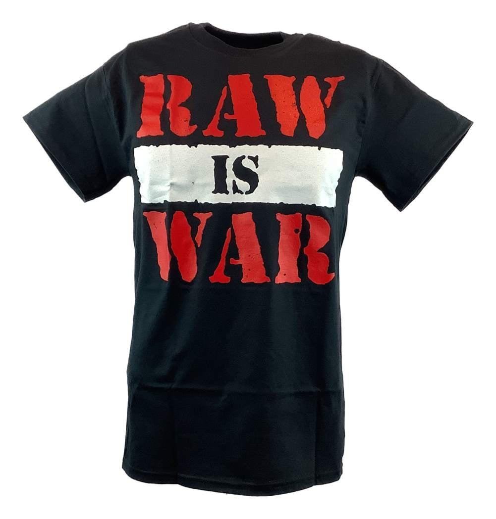 Monday Night Raw Is War WWF Attitude Era Mens Black T-shirt XL ...