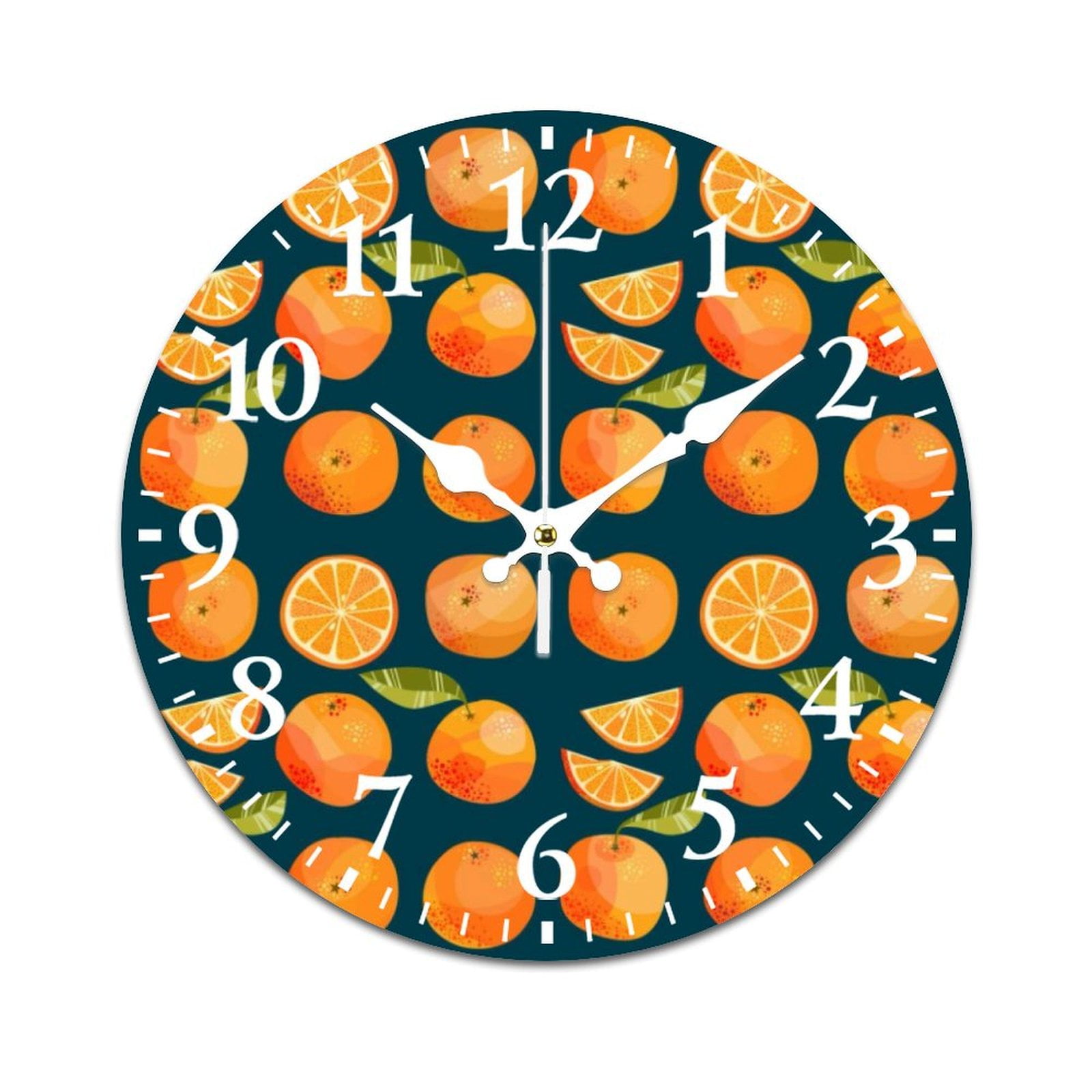 Monday Start with Oranges in The Dark Wall Clock Modern Design Clocks ...
