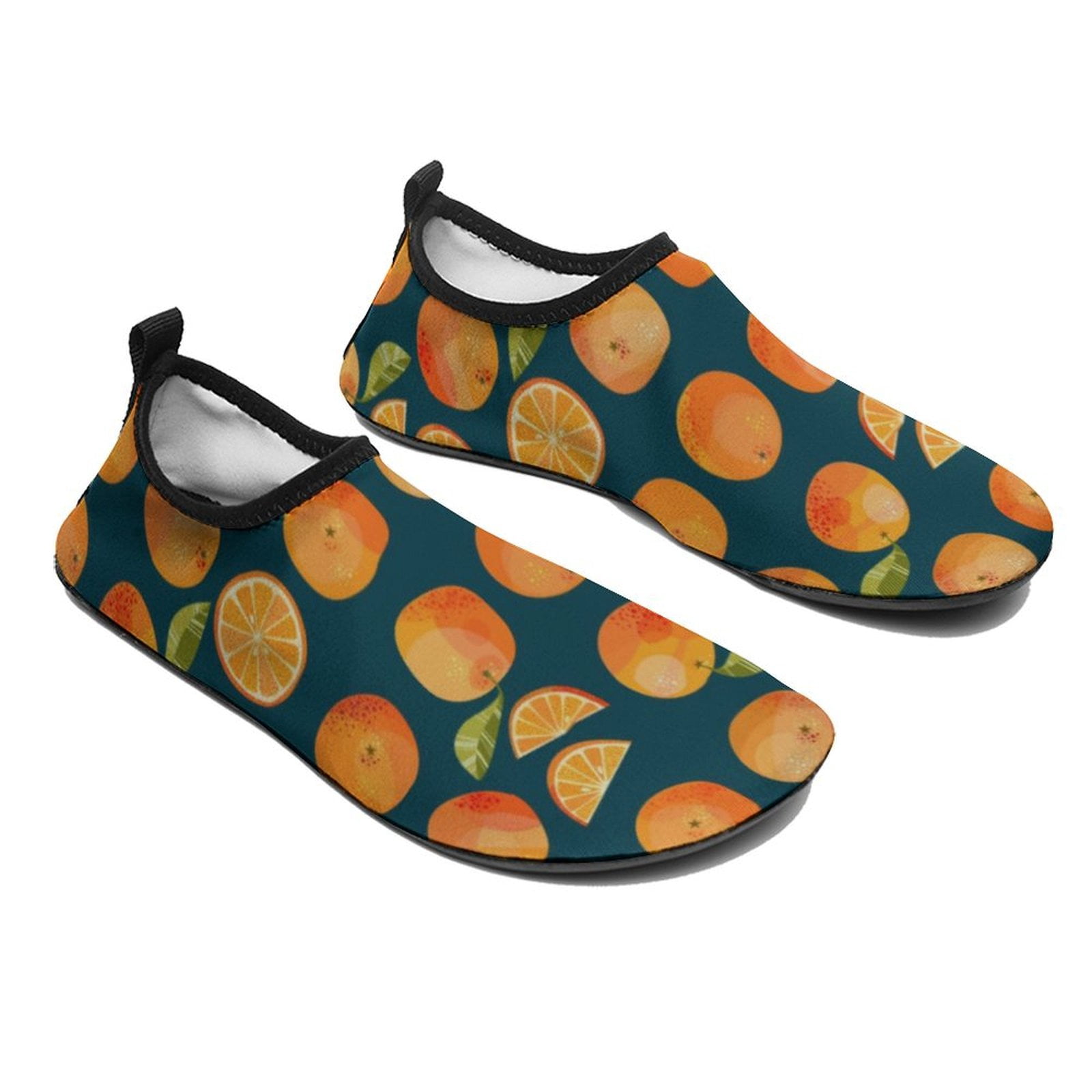 Monday Start with Oranges in The Dark Water Shoes Beach Slip-on Shoes ...