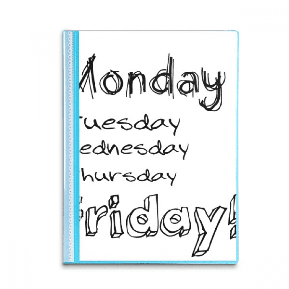 Monday To Friday Art Deco Fashion Book Sheet Protectors Portfolio ...