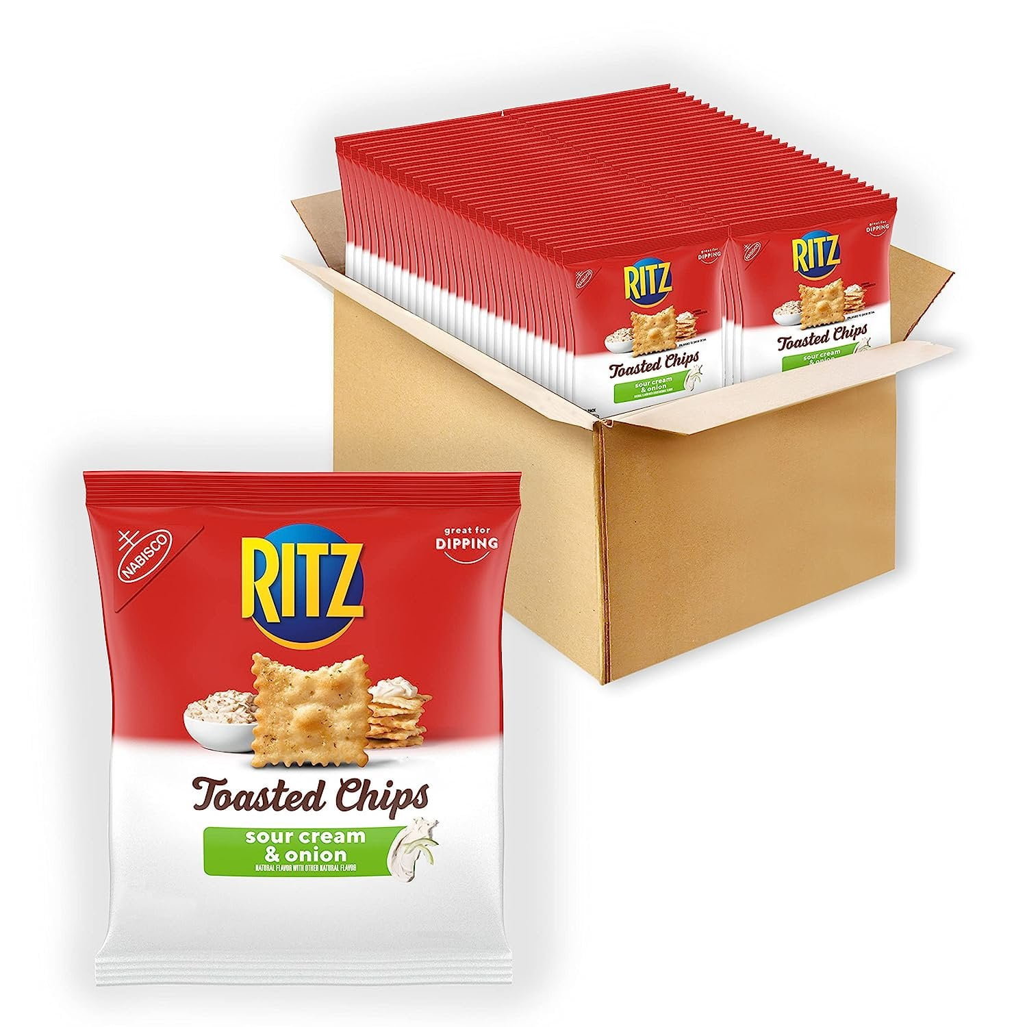 RITZ Sour Cream Chips - Snack carts for cafes - Walmart Business Supplies