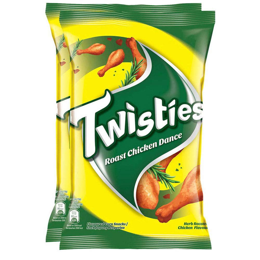 Mondelez Twisties Malaysia 2 SBF3 Packs Roast Chicken Dance Flavour ...