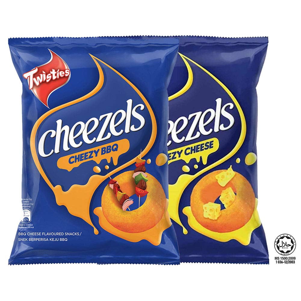 Mondelez Twisties Malaysia 3 YPF5 Packs Cheezels Original Cheese Cheezy ...