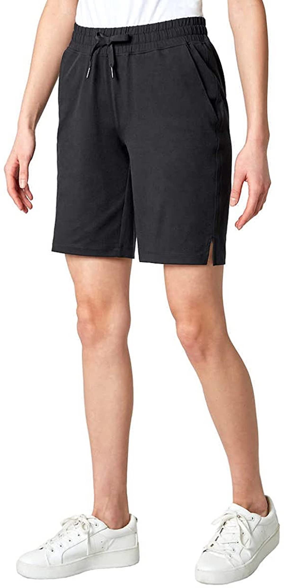 Mondetta Women's Active Bermuda Short (Small, Black) - Walmart.com