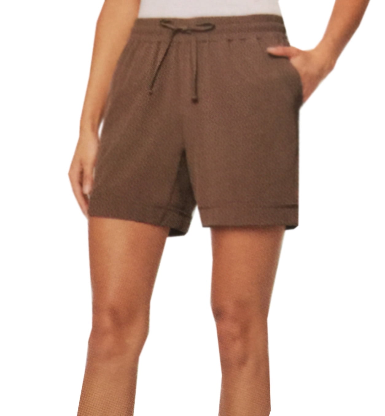 Mondetta Women's Active Walking Shorts (Peppercorn, Large) - Walmart.com