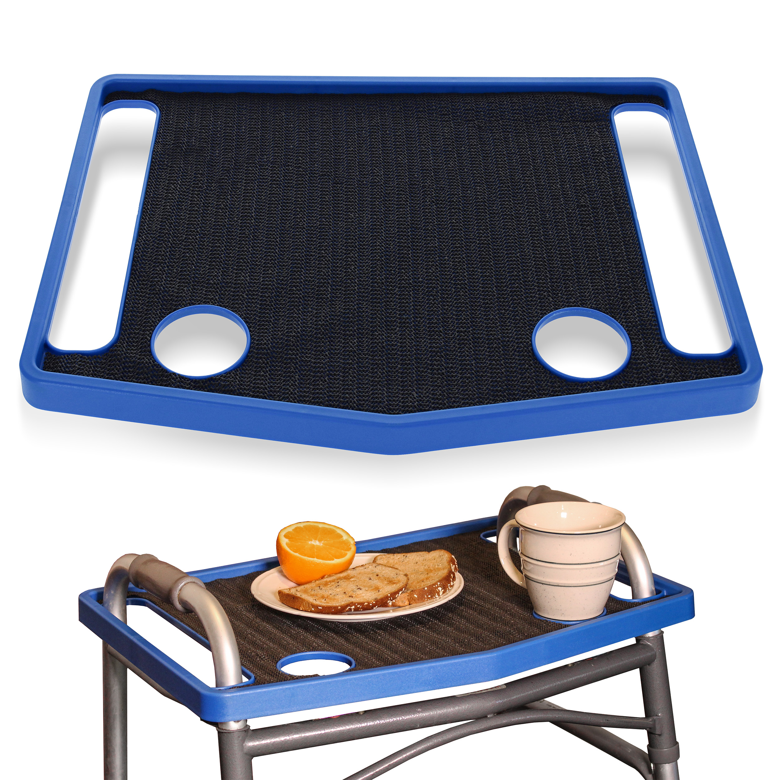 Mondo Medical Senior Adult Walker Tray Attachment, 16 x 21in No Slip ...