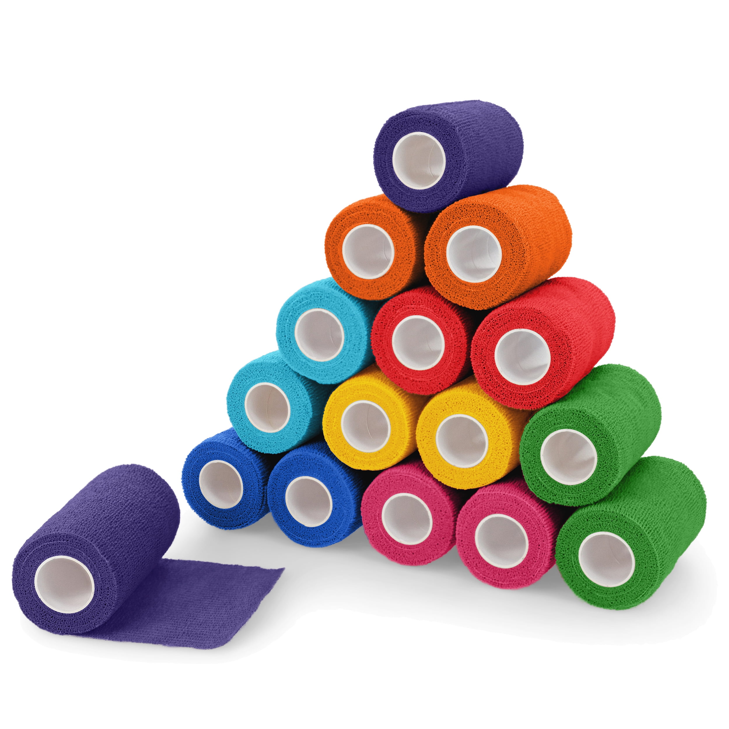 Mondo Medical Self Adhesive Bandage Wrap 4 Inch Wide 16pk Colored Tape ...