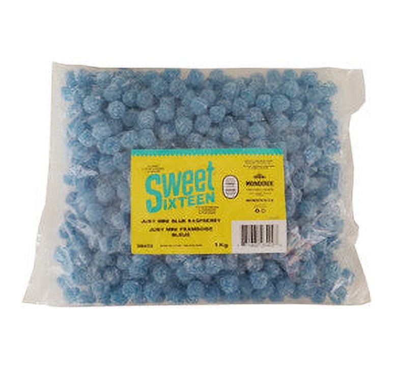 Mondoux Sweet Sixteen Juby Mini Blue Raspberry, 1kg/2.2 lbs., {Imported ...