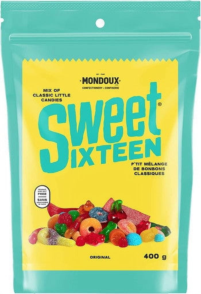 Mondoux Sweet Sixteen Original Gummy Candies, 400g/14 oz - Walmart.com