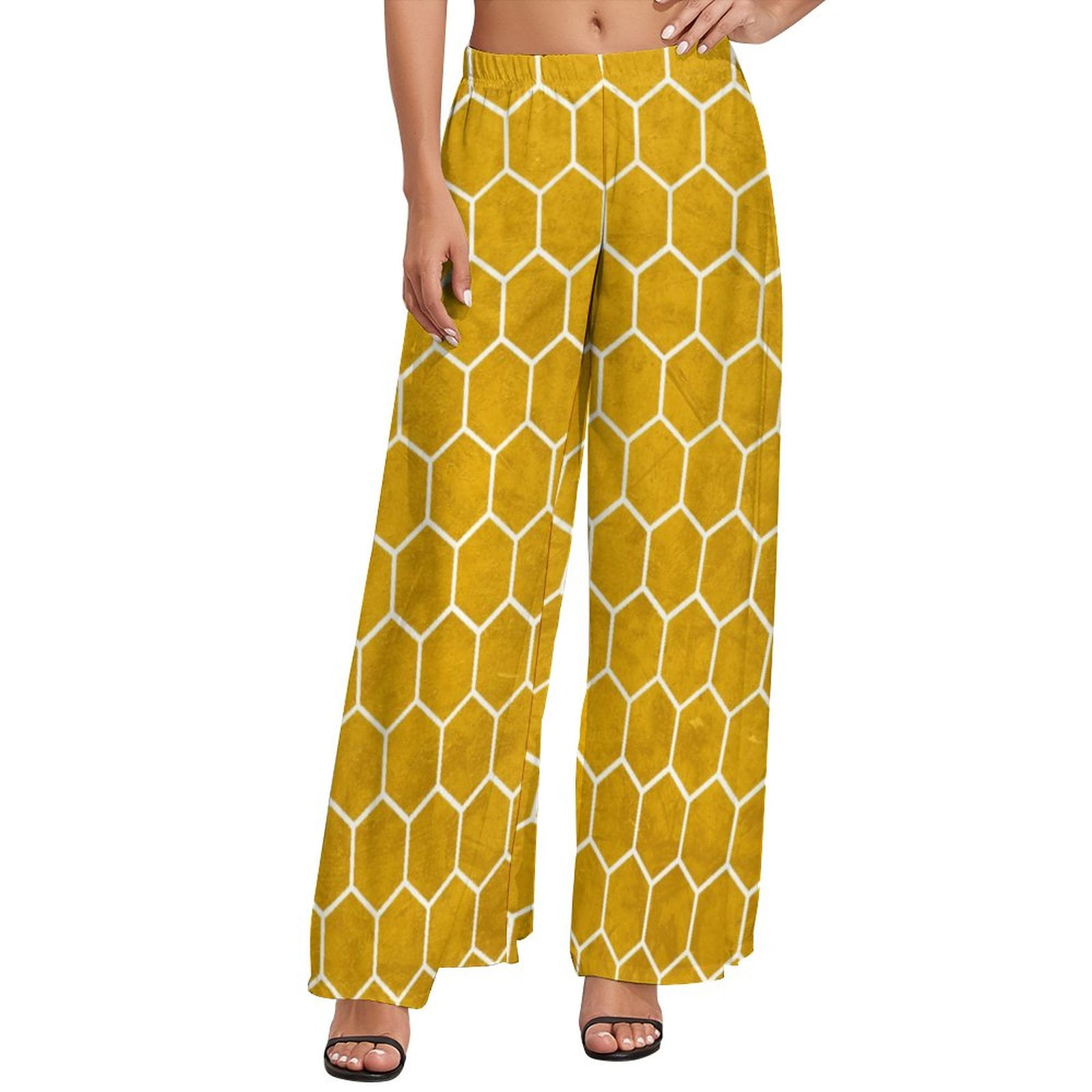 Mondrian Geometry Straight Pants Modern Art Modern Wide Leg Pants ...