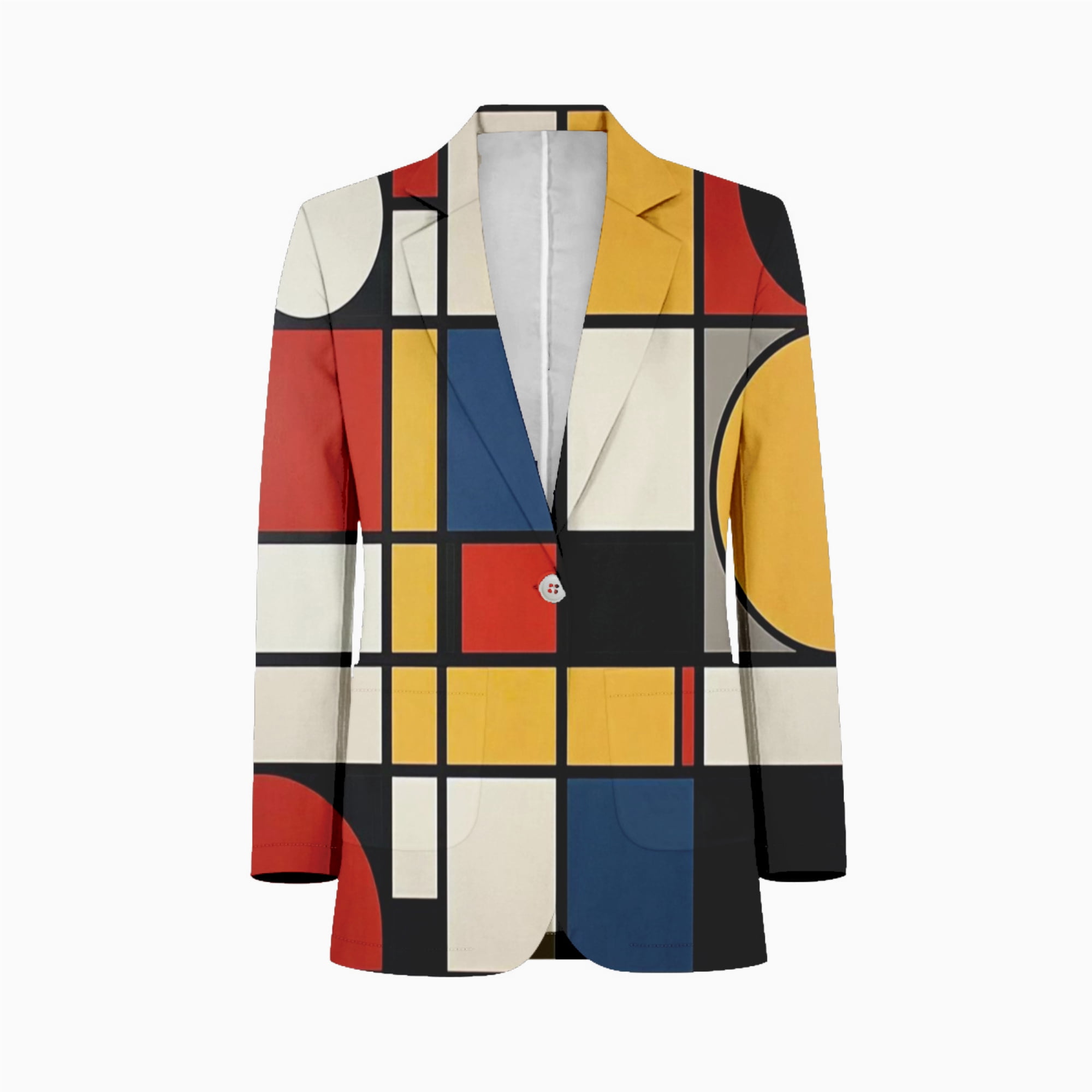 Mondrian Inspired（19） Mens Suits Shawl Collar Slim Fit Suit Mens Groom ...