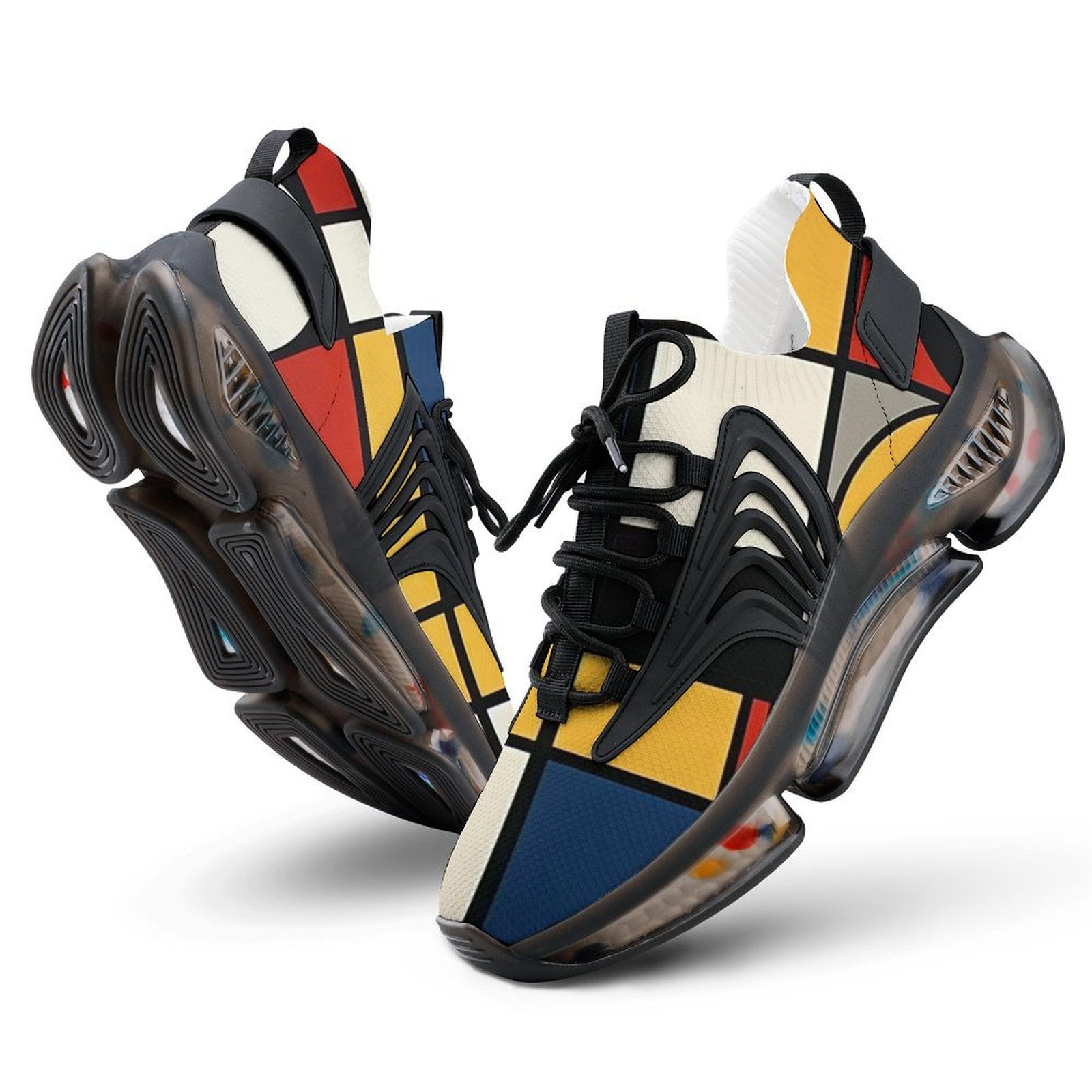 Mondrian Inspired（19） Walking Shoes for Men Woman Lightweight Tennis ...
