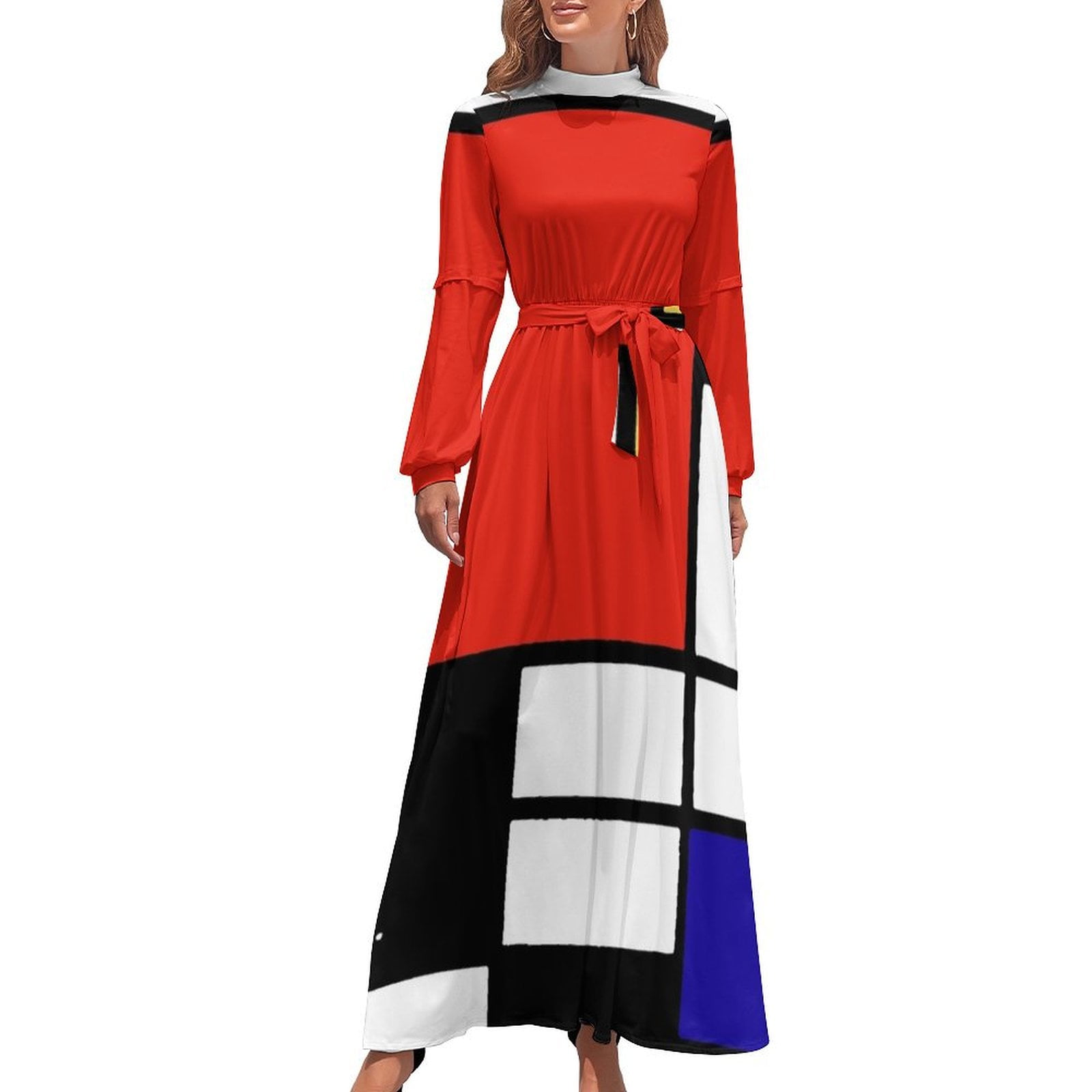Mondrian Long Dress clothes Woman clothes summer dress womens 2024 ...