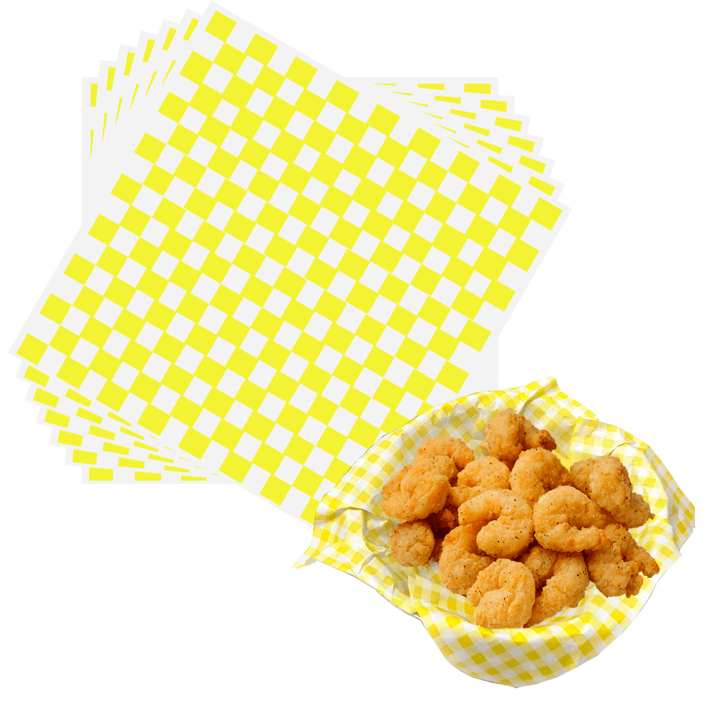 Monebena 100 Sheets Checkered Dry Waxed Paper Sheets 12x12"Premium ...