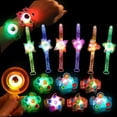 Monebena 24 PACK LED Spinner Bracelets Light Up Party Favors For Kids 4 ...