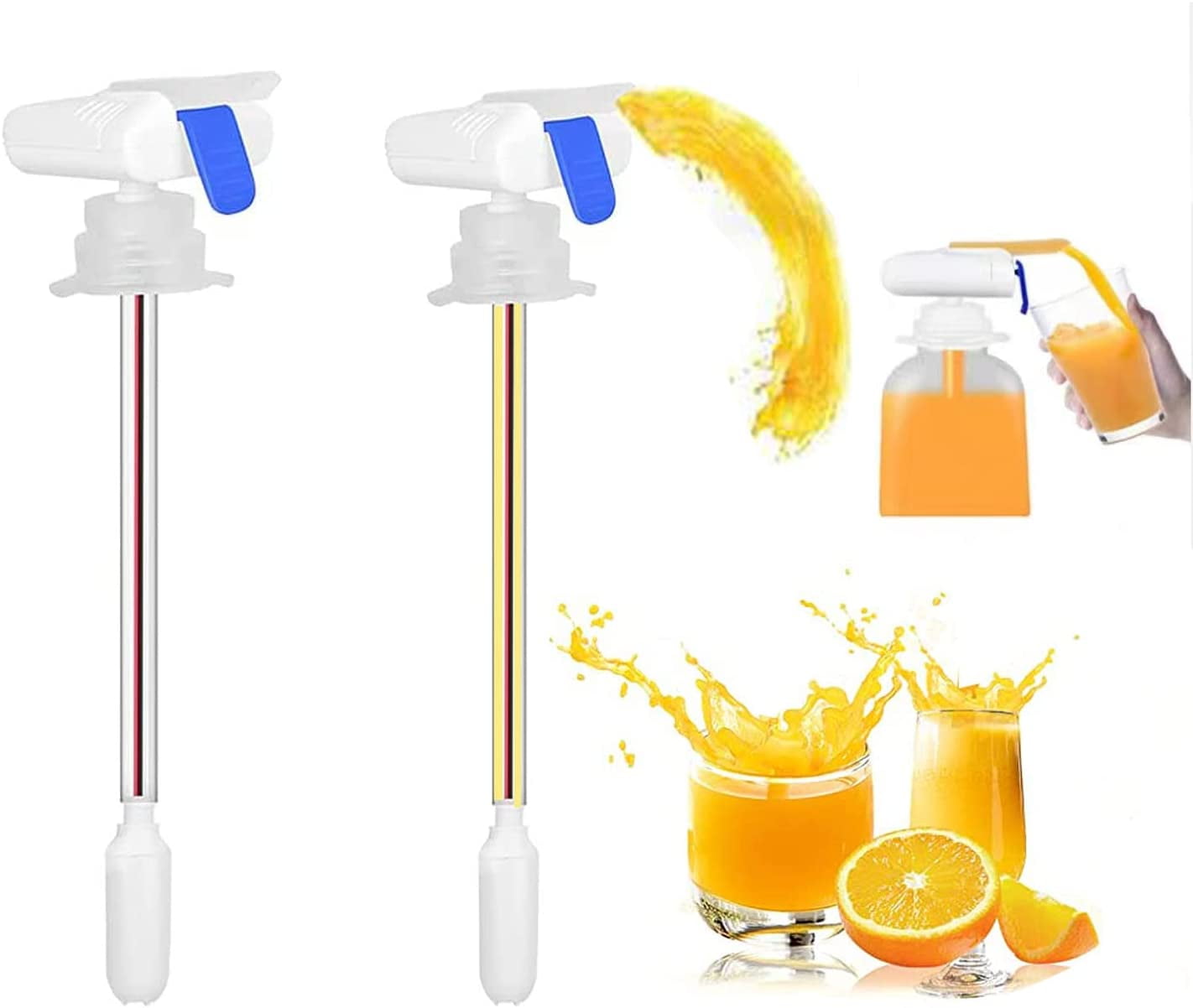 Monebena 2Pcs Milk Dispenser, Drink Dispenser, Electric Tap, Water ...