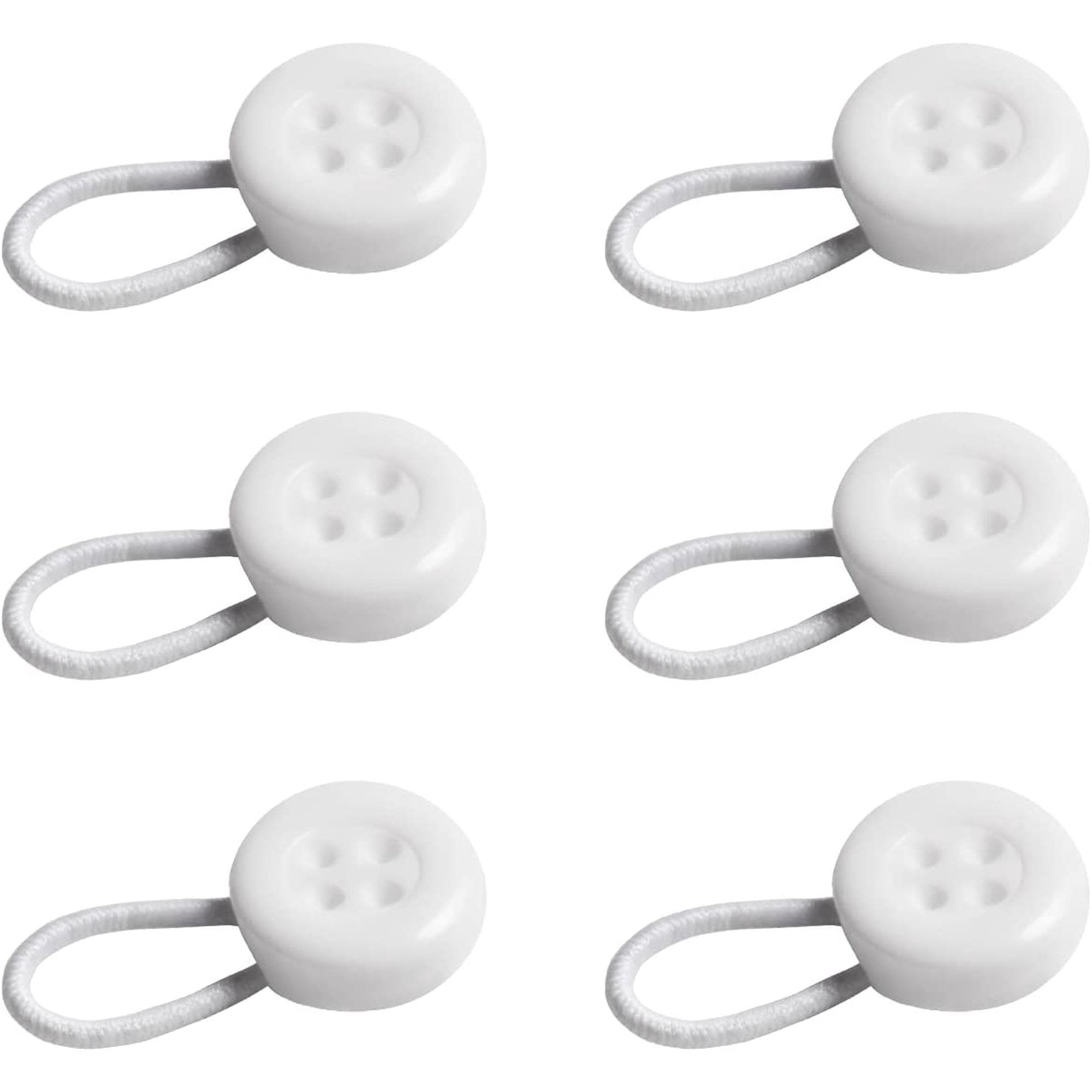 Monebena 6 Pcs Shirt Collar Button Extenders, Elastic Collar Extenders ...