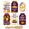Monebena 60 Pcs Happy Thanksgiving Day Gift Paper Tags Fall Gift Tags ...