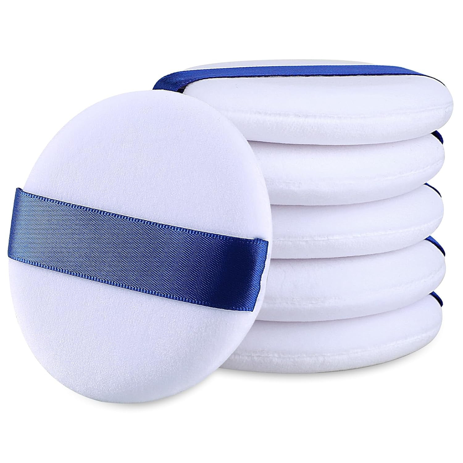 Monebena 6Pcs Powder Puff - 3 Inch Soft Powder Makeup Puffs Pads Ultra ...