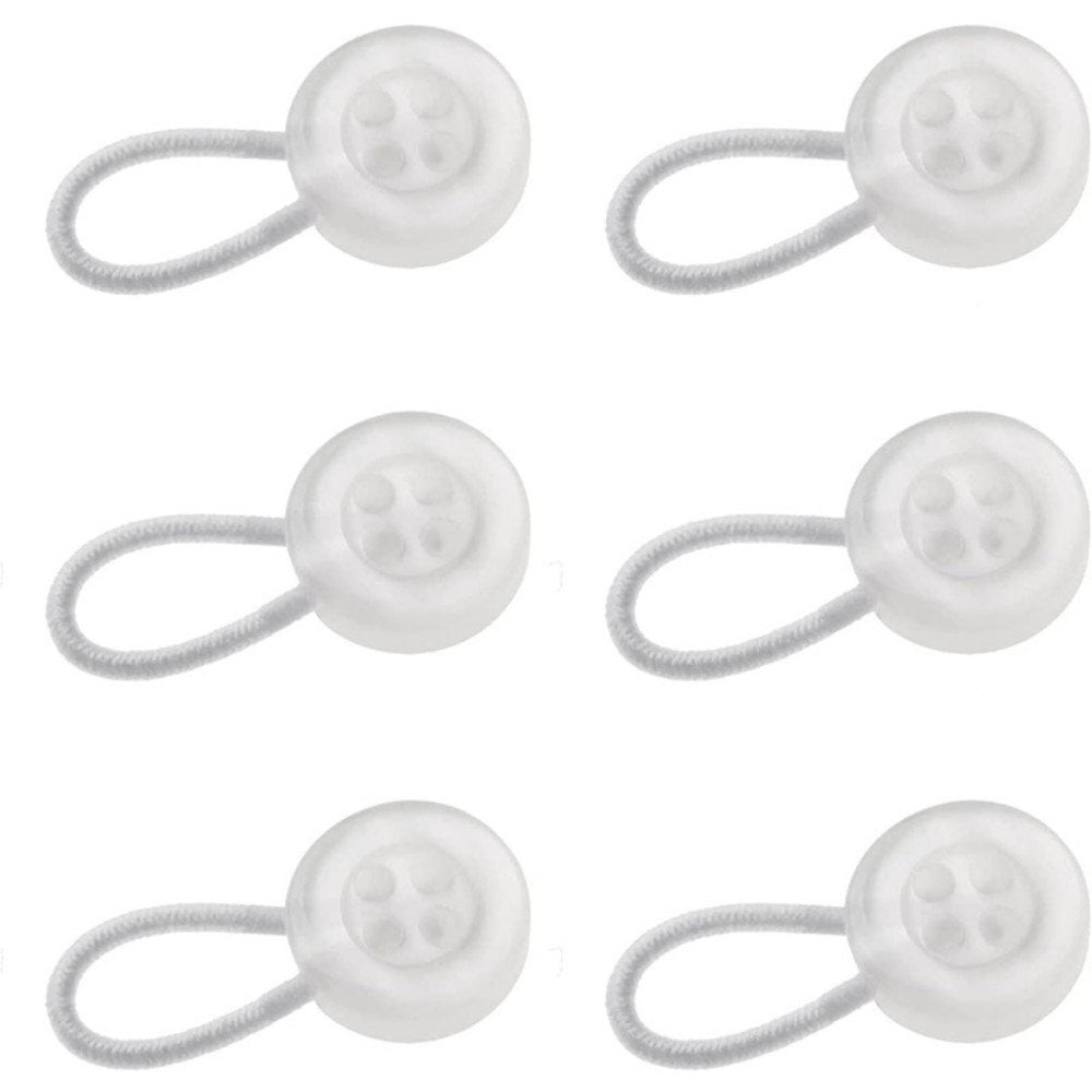 Monebena Clear Plastic Collar Extenders Stretch Neck Extender for 1/2 ...