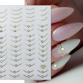 French Manicure Nail Tip Stickers and Accessories for DIY Nails