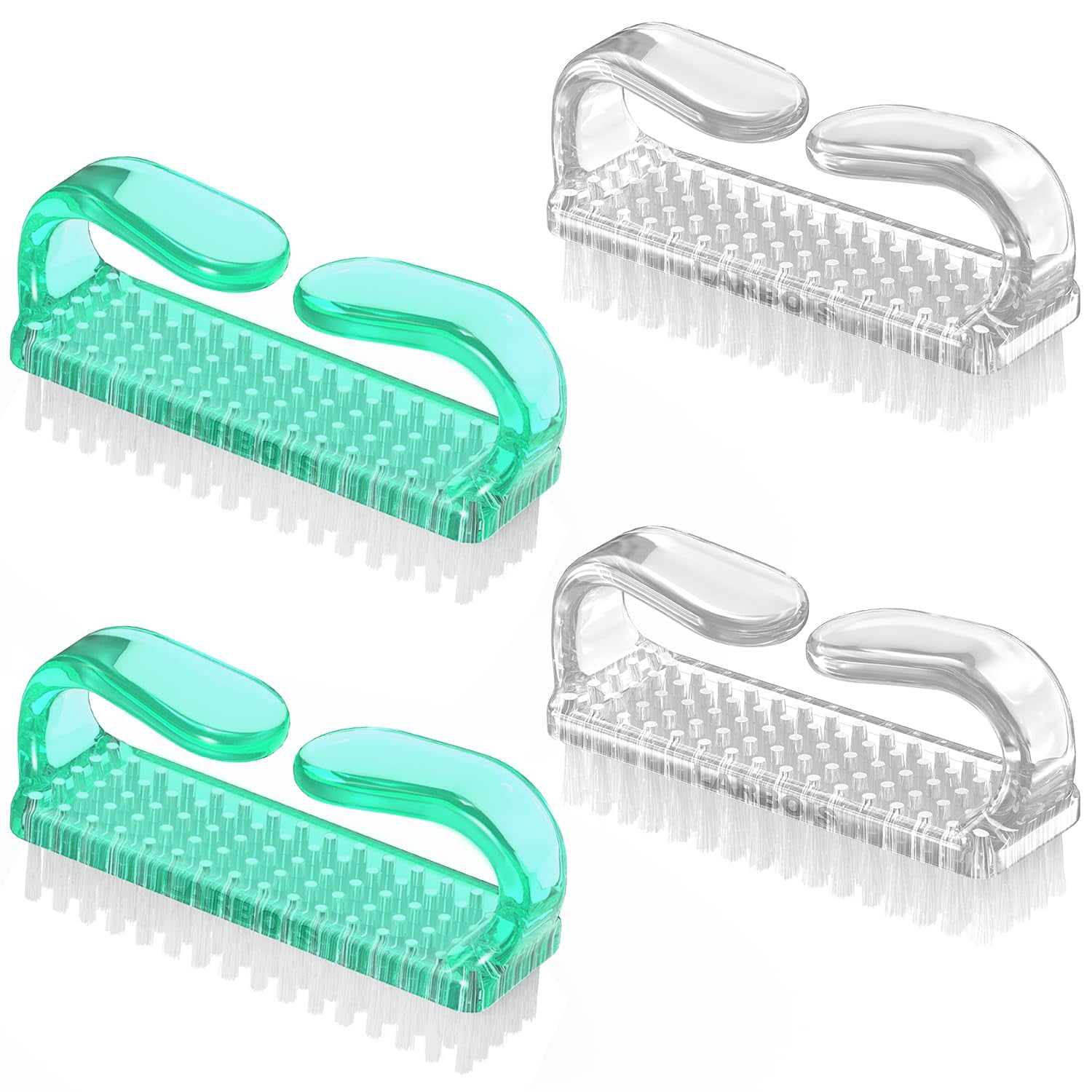 Monebena Handle Grip Nail Brush, Nail Brushes Hand Fingernail Brush ...