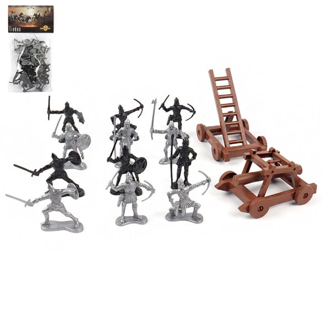 Monebena Soldiers Figures Knights Medieval Set Mini Model Kids Toys ...