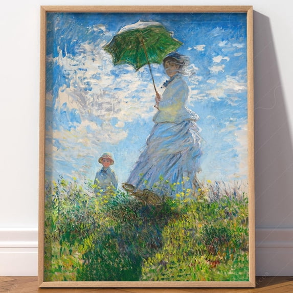 Monet Art Print Impressionism Art Anniversary Gift Madame Monet And Her ...