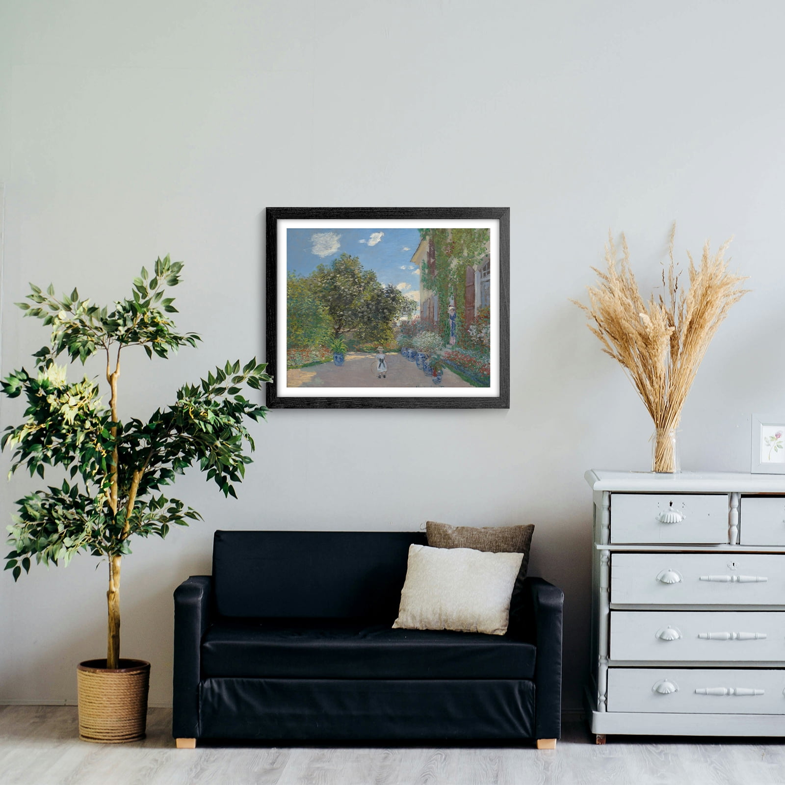Monet Canvas Prints Wall Art, The Artist’s House at Argenteuil by ...