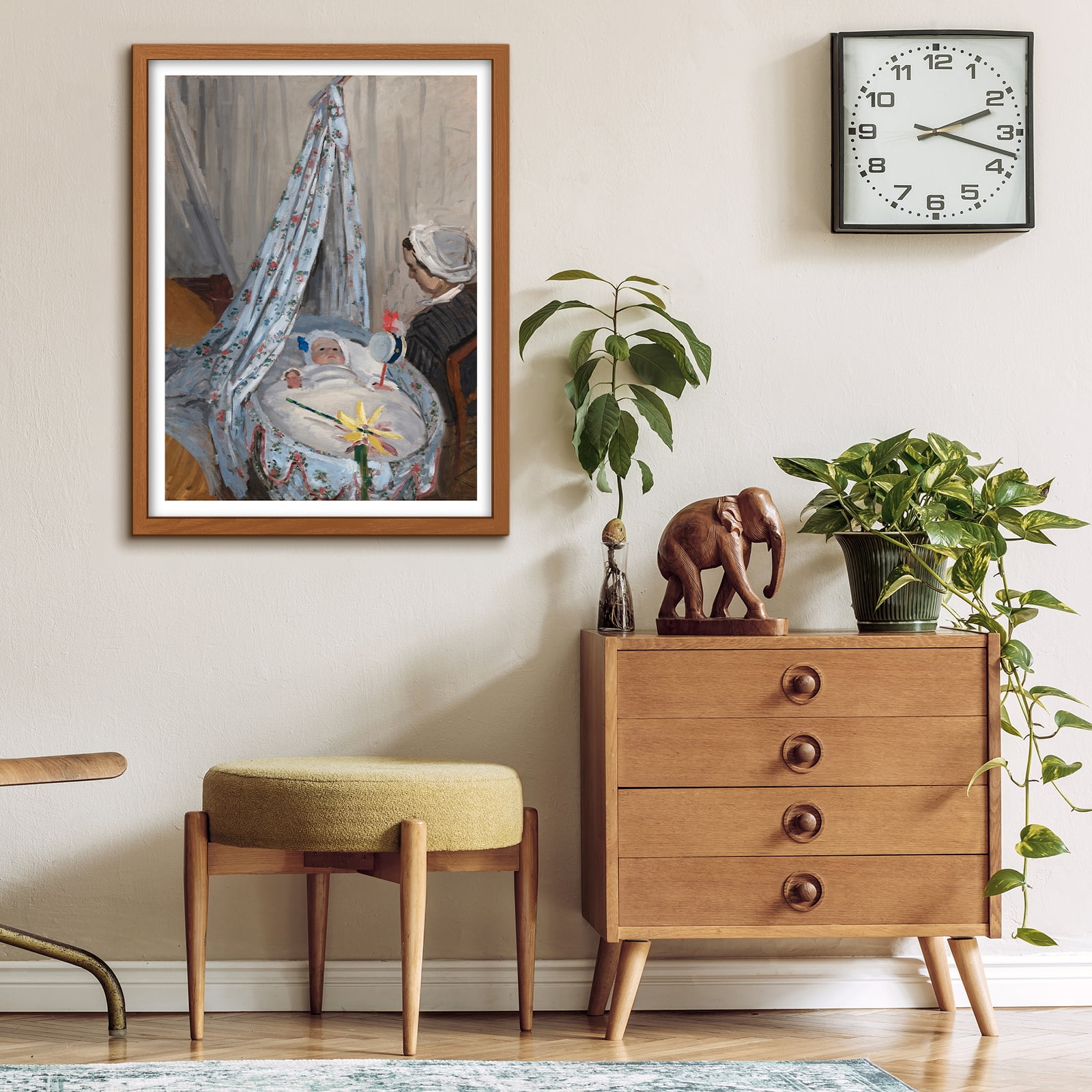 Monet Canvas Prints Wall Art, The Cradle - Camille with the Artist's ...