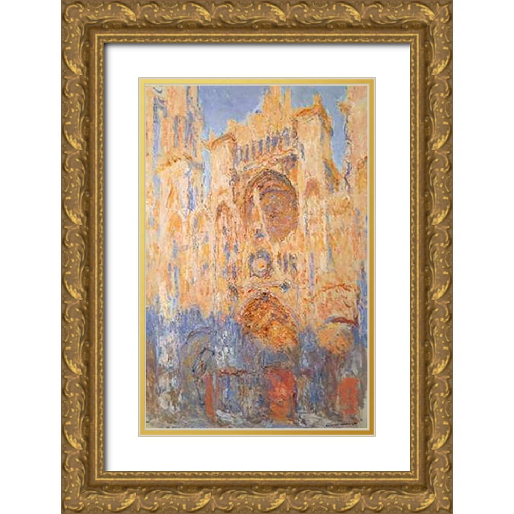 Monet, Claude 10x14 Gold Ornate Wood Framed with Double Matting Museum ...