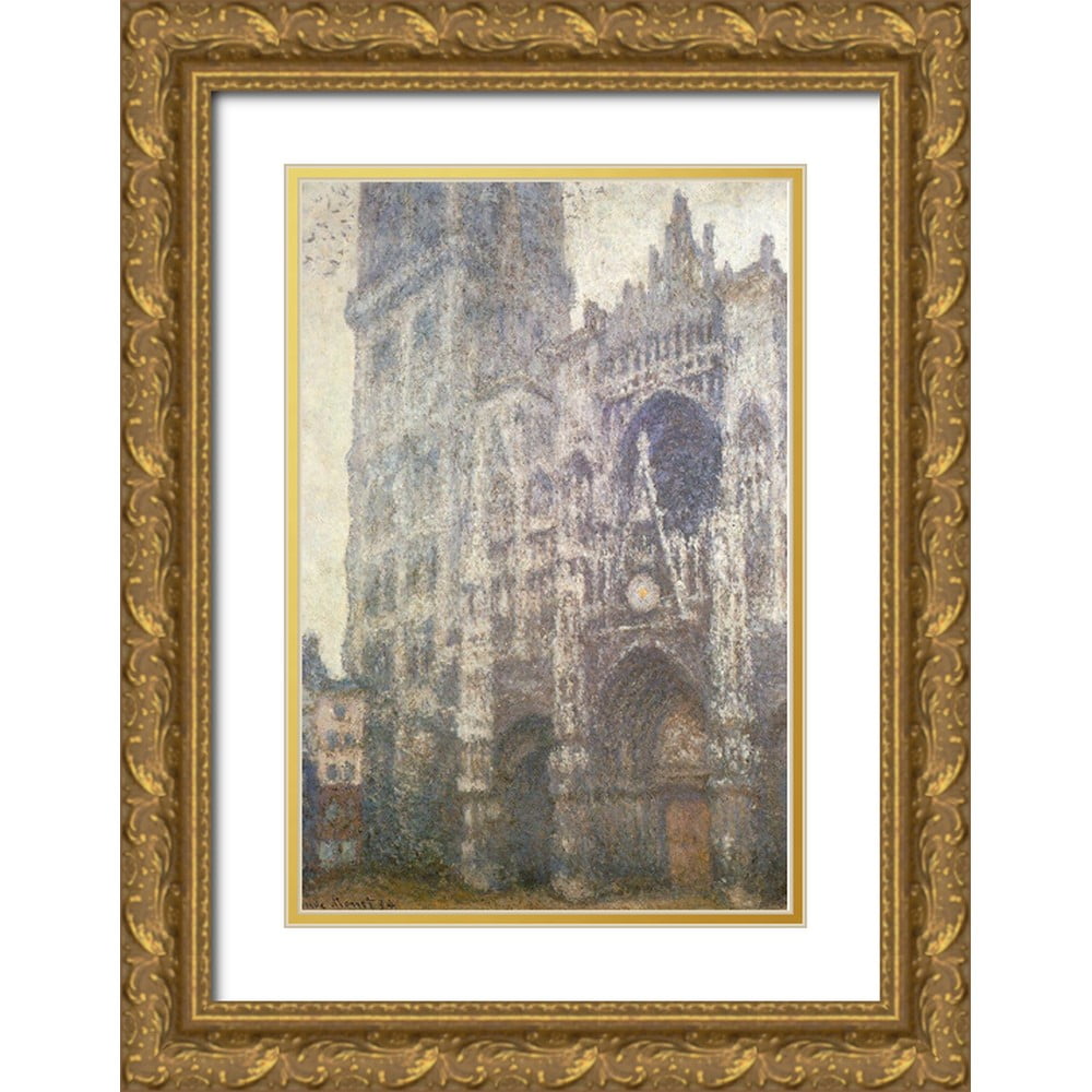 Monet, Claude 11x14 Gold Ornate Wood Framed with Double Matting Museum ...