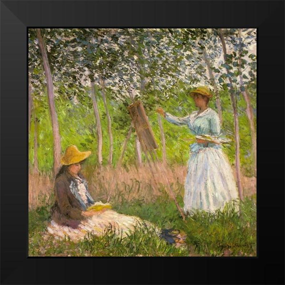 Monet, Claude 12x12 Black Modern Framed Museum Art Print Titled - In ...