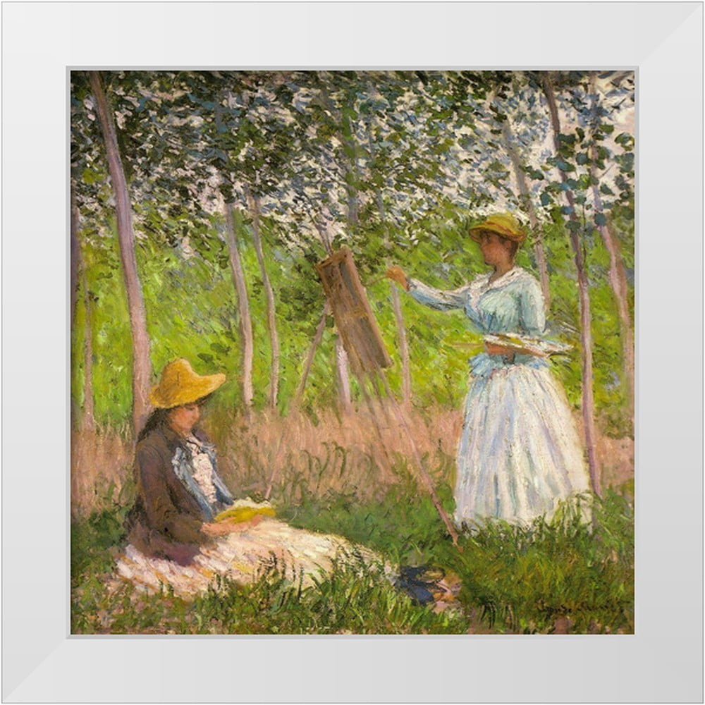 Monet, Claude 12x12 White Modern Wood Framed Museum Art Print Titled ...