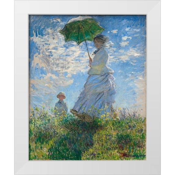 Monet, Claude 12x14 White Modern Wood Framed Museum Art Print Titled ...