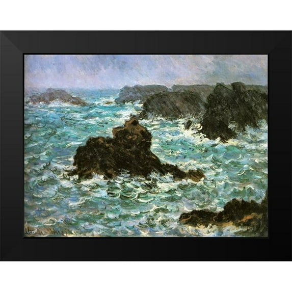 Monet, Claude 14x12 Black Modern Framed Museum Art Print Titled - Belle ...