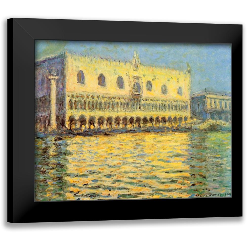 Monet, Claude 14x12 Black Modern Framed Museum Art Print Titled - Doges ...