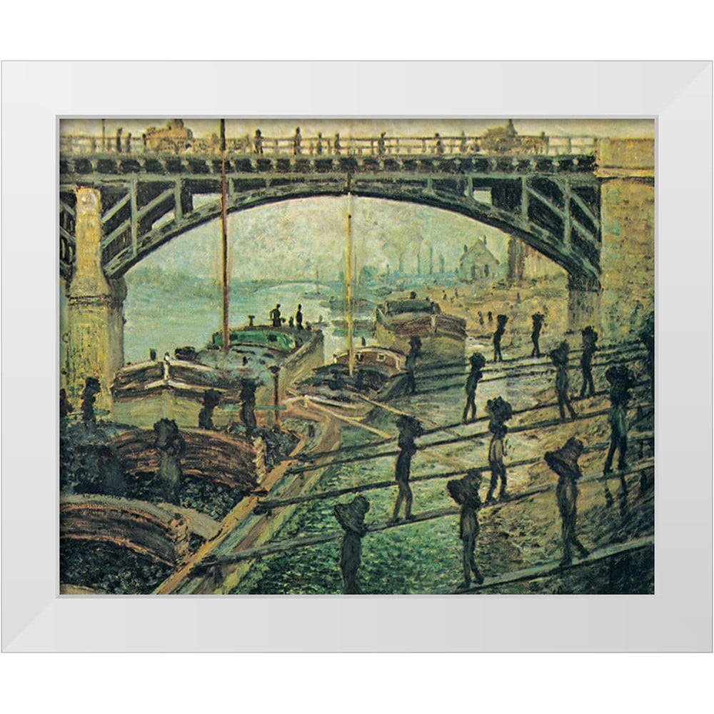Monet, Claude 14x12 White Modern Wood Framed Museum Art Print Titled ...