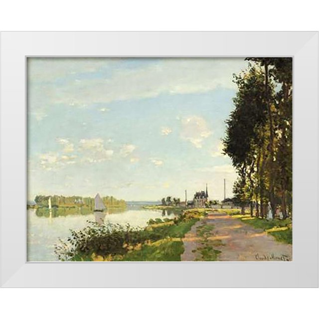 Monet, Claude 14x12 White Modern Wood Framed Museum Art Print Titled ...