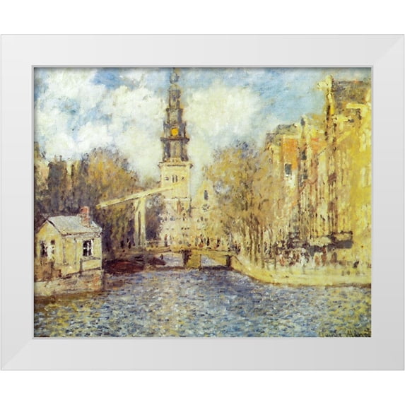 Monet, Claude 14x12 White Modern Wood Framed Museum Art Print Titled ...