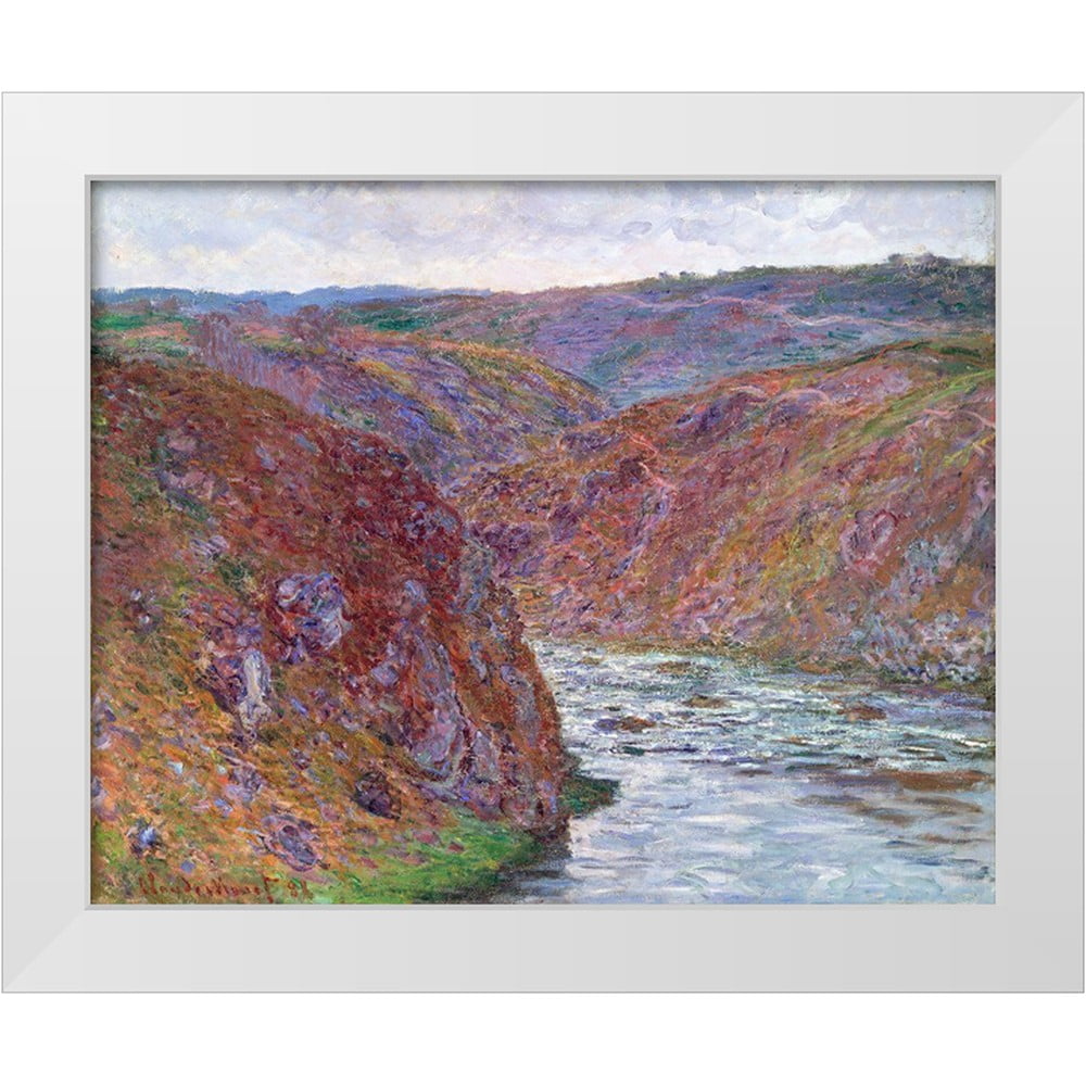 Monet, Claude 14x12 White Modern Wood Framed Museum Art Print Titled ...