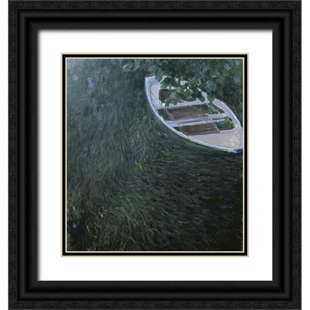Monet, Claude 15x16 Black Ornate Wood Framed with Double Matting Museum ...
